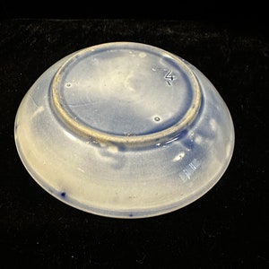 Antique Flow Blue Spinach Leaf Brushstroke Finger Bowl - Etsy