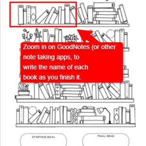 100 Book Reading Challenge Card Size 3.5 X 6 Printable & Digital School ...