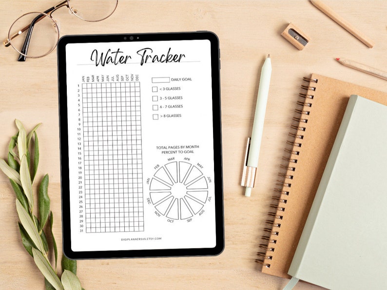 100 Mile Fitness Challenge Printable or Digital Goodnotes Onenote Jog ...