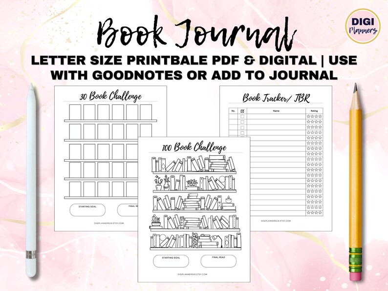 All-in-one Book Journal & Reading Tracker for Teachers Kids Parents and ...