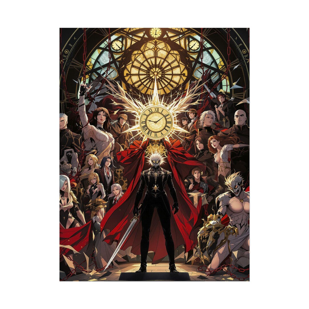 Limbus Company Poster – All Characters Giclée Print, Fantasy Wall Art ...