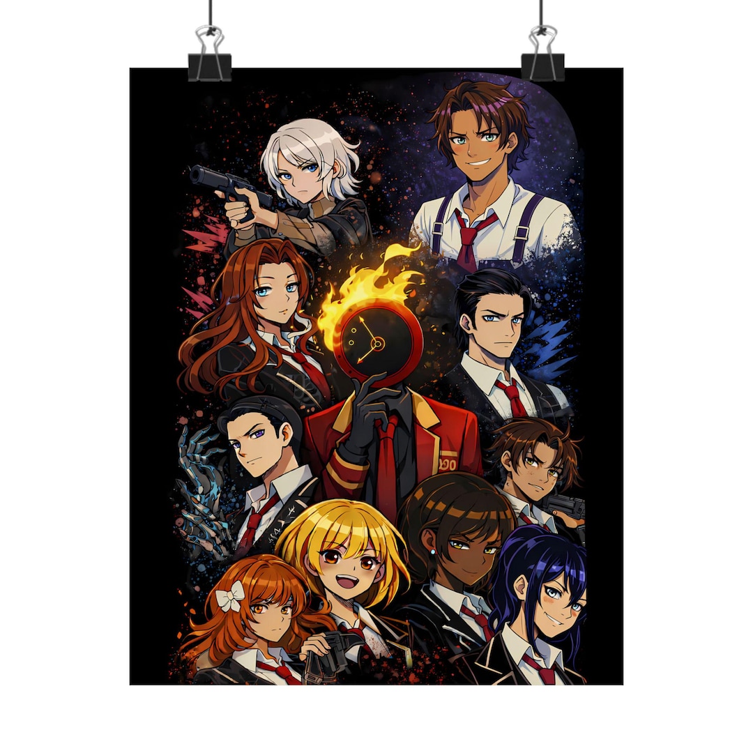 Limbus Company Anime Poster | Dark Fantasy Gaming Room Art - Etsy