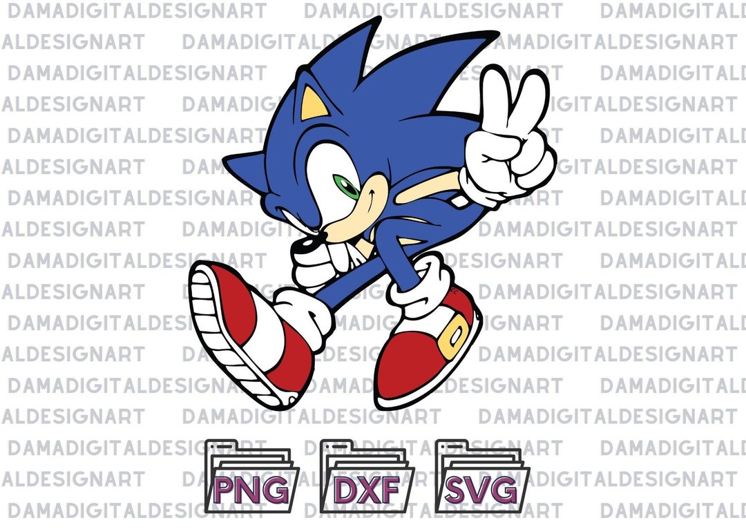 Sonic Svg,the Hedgehog Svg,layered Sonic ,bonus Sonic Svg,sonic ...