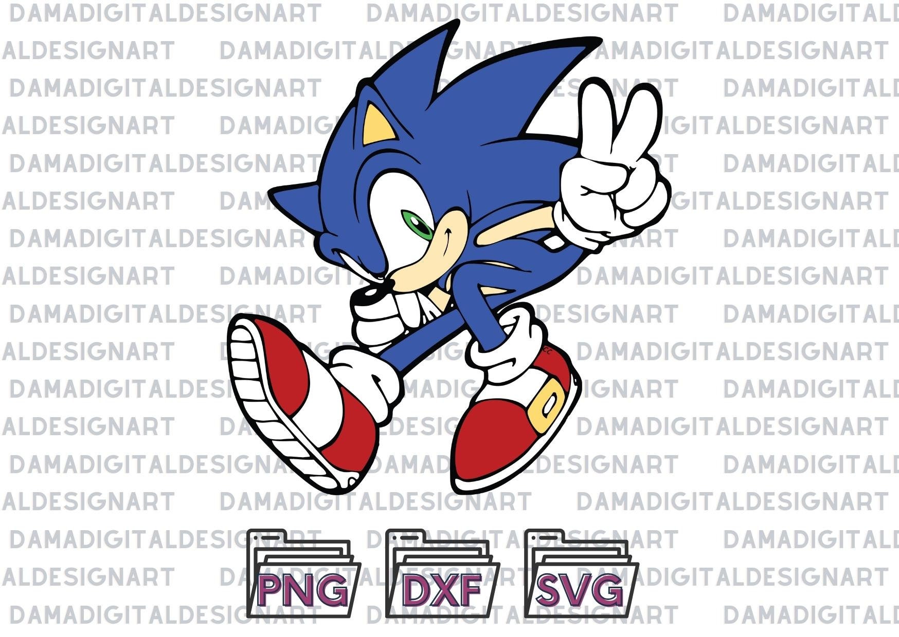 Sonic Svg,the Hedgehog Svg,layered Sonic ,bonus Sonic Svg,sonic ...