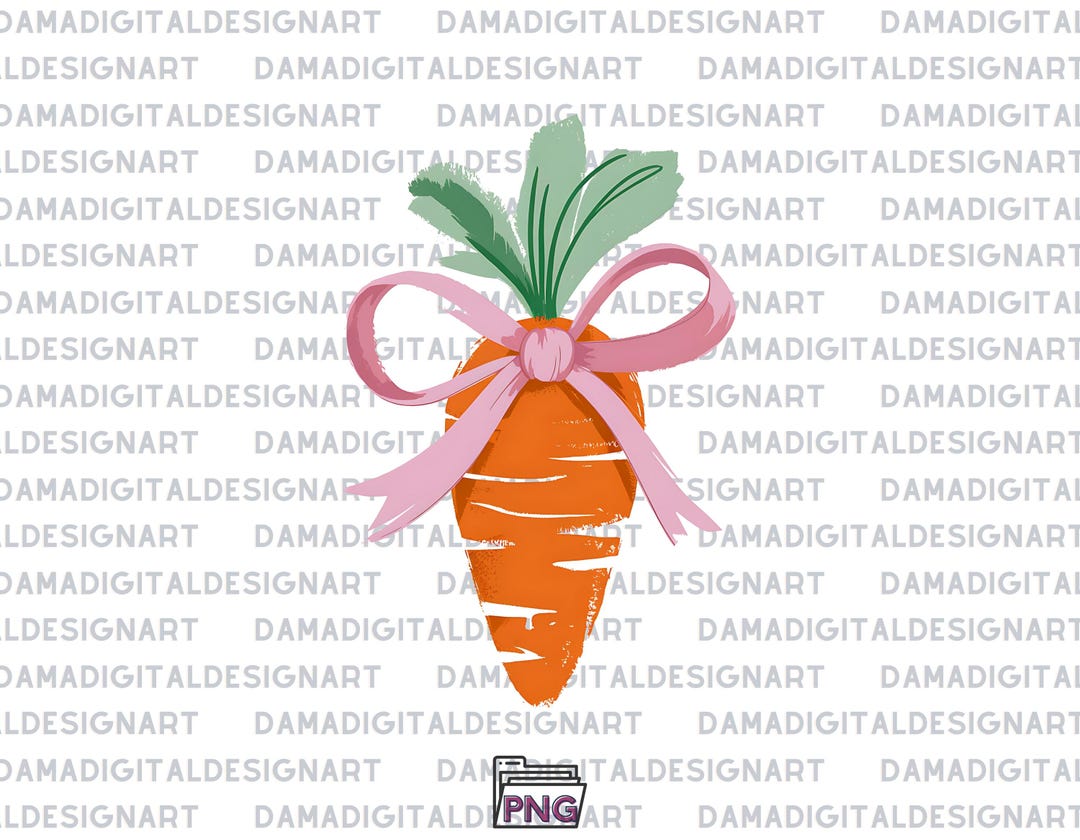 Easter Carrot PNG, Watercolor Carrot Clipart, Coquette Aesthetic ...