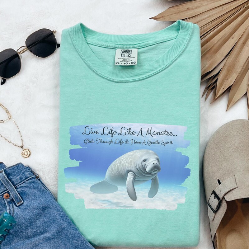 Manatee T Shirt - Etsy