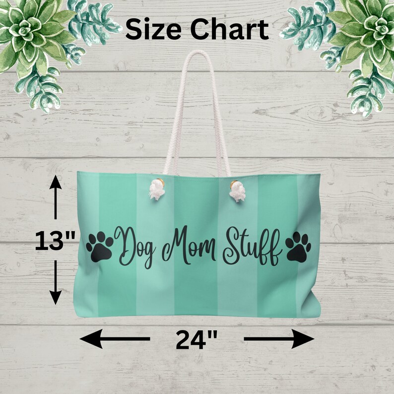 Dog Mom Weekender Bag, Cute Dog Mom Stuff Tote, Tote Bag for Dog ...