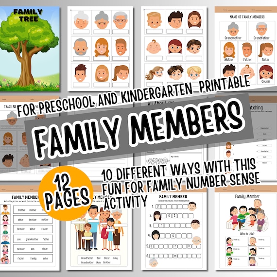 Family Worksheet For Preschool Differentiated Word Family Worksheets
