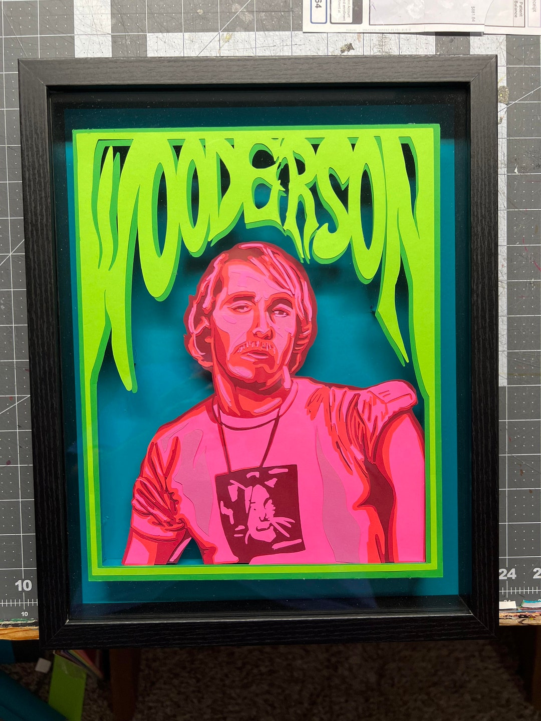 Wooderson Paper Cut Shadow Box Portrait. Paper Cut Art. - Etsy