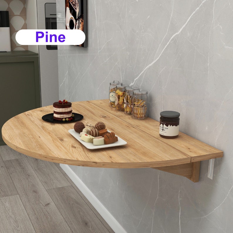 Wall Mount Kitchen Folding Table Space Saving Table Murphy - Etsy UK