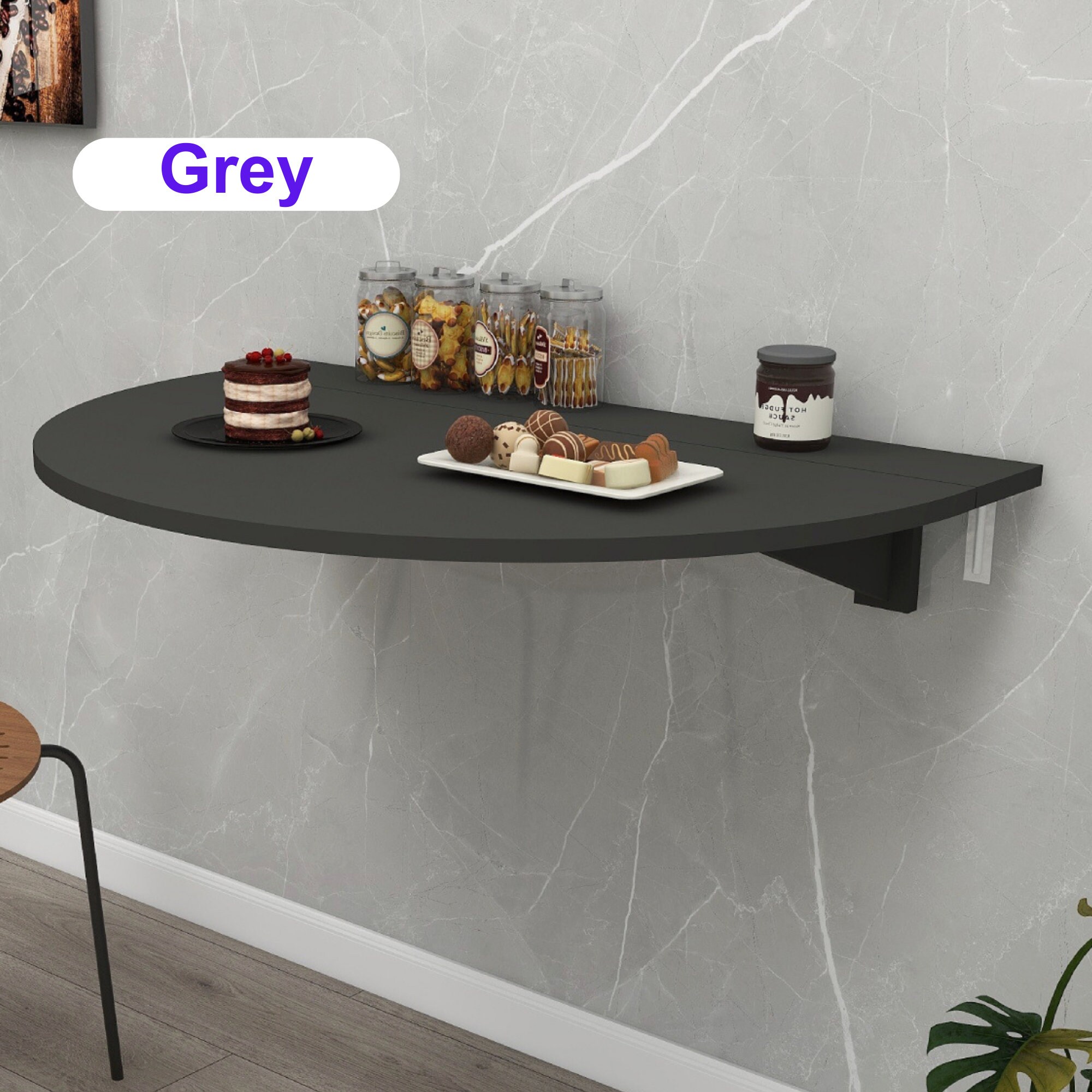 Wall Mount Kitchen Folding Table Space Saving Table Murphy - Etsy UK