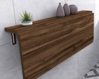 Wall Mount Kitchen Folding Table Space Saving Table Murphy - Etsy UK