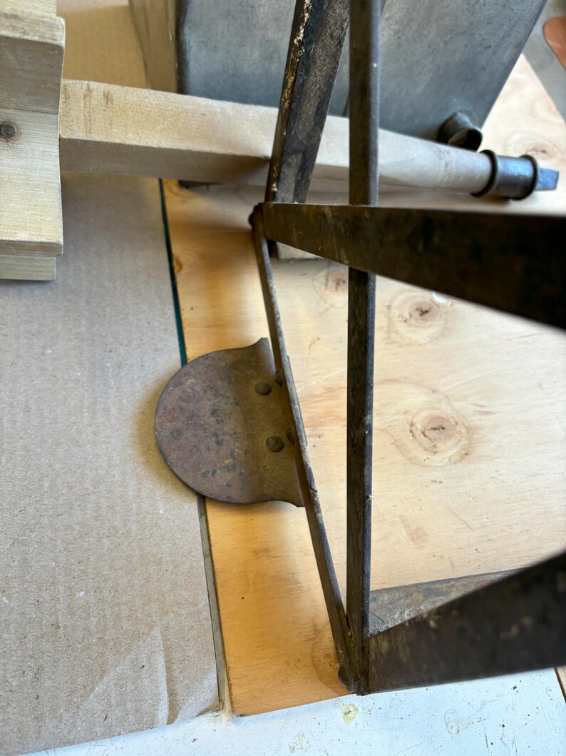 Butter Churn, 28 1/2" Tall, Metal, With Spring Loaded Dasher - Etsy