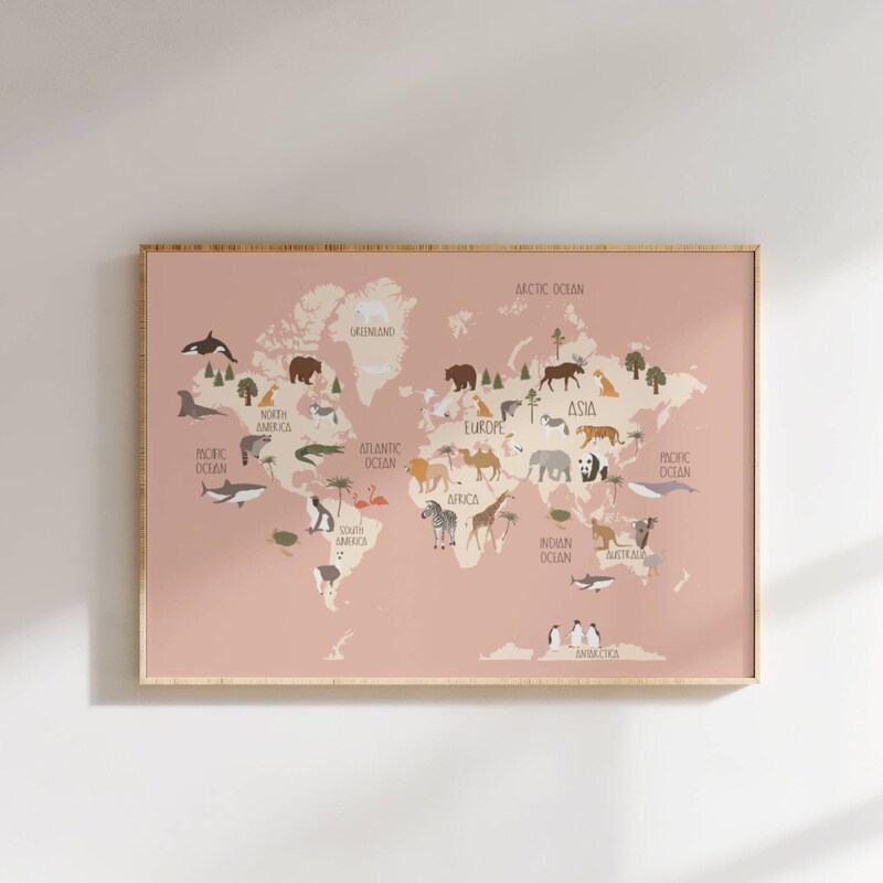 Aesthetic Map - Etsy