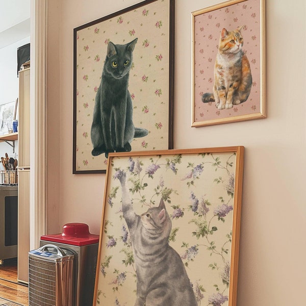 Cat Print - Etsy