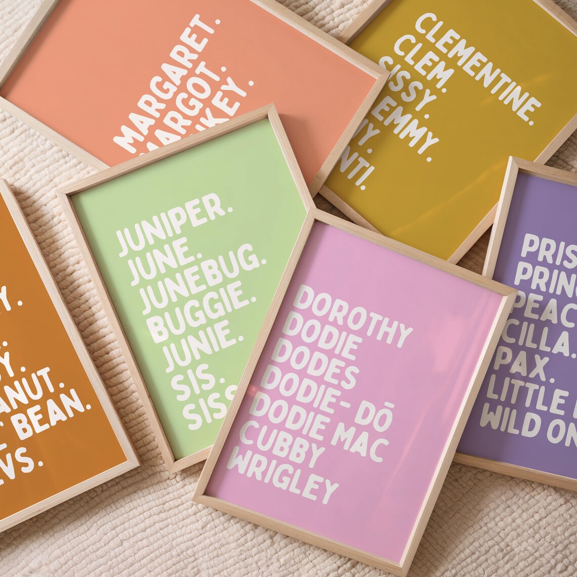 Personalized Nickname Print: Custom Girl's Room Wall Art - Etsy