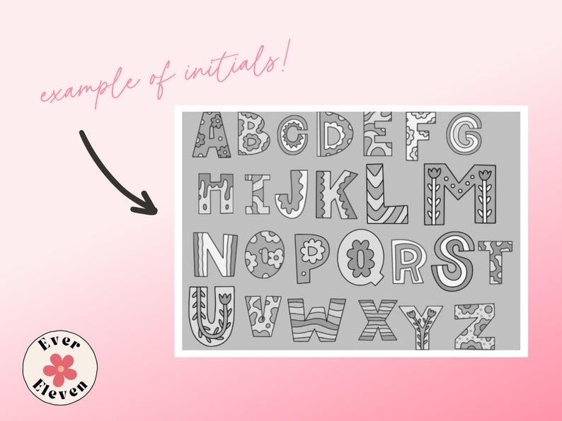 Personalized Folk Art Initial Print: Boho Baby Girl Nursery Decor - Etsy
