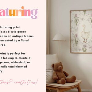 Cottagecore Goose Print Vintage Goose Wall Art Digital Download ...