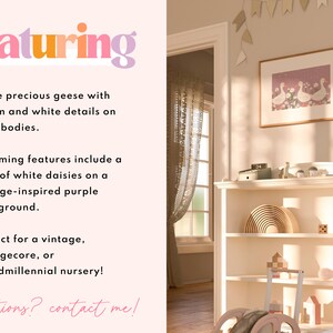 Cottagecore Goose Print | Vintage Geese Wall Art | Digital Download ...