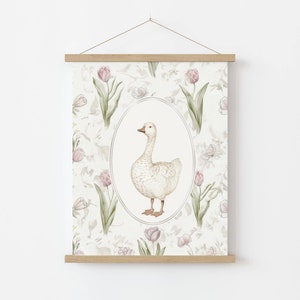 Cottagecore Goose Print Vintage Goose Wall Art Digital Download ...