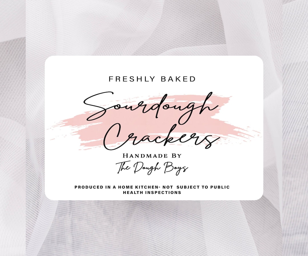 Cake Box Labels, Home Bakery Cottage Law Labels, Matte Stickers, Labels ...