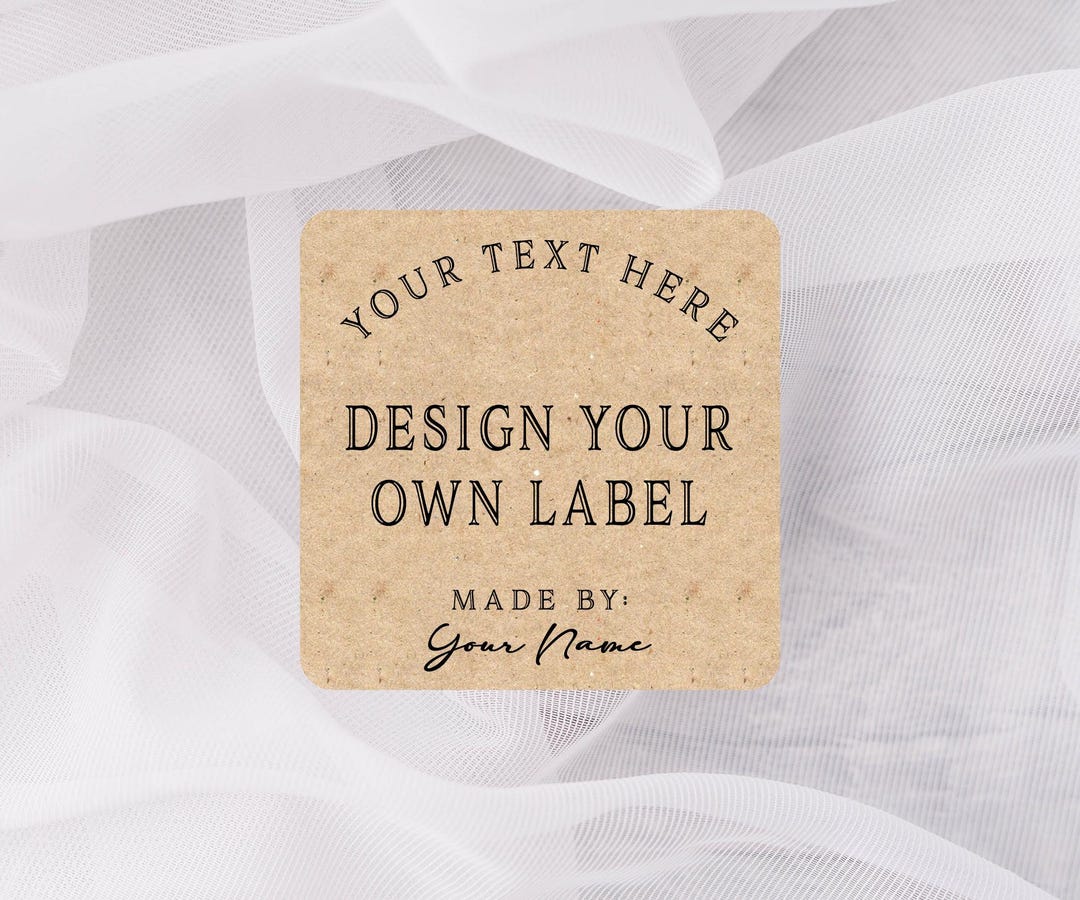 Design Your Own Matte Labels: Custom Small Business Stickers - Etsy