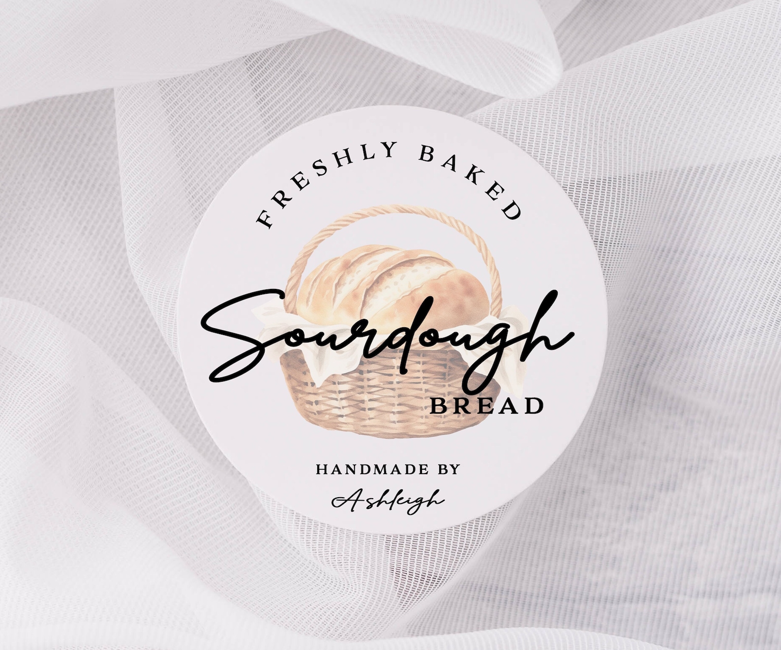 Sourdough Loaf Labels, Small Business Stickers,homemade Bread Labels ...