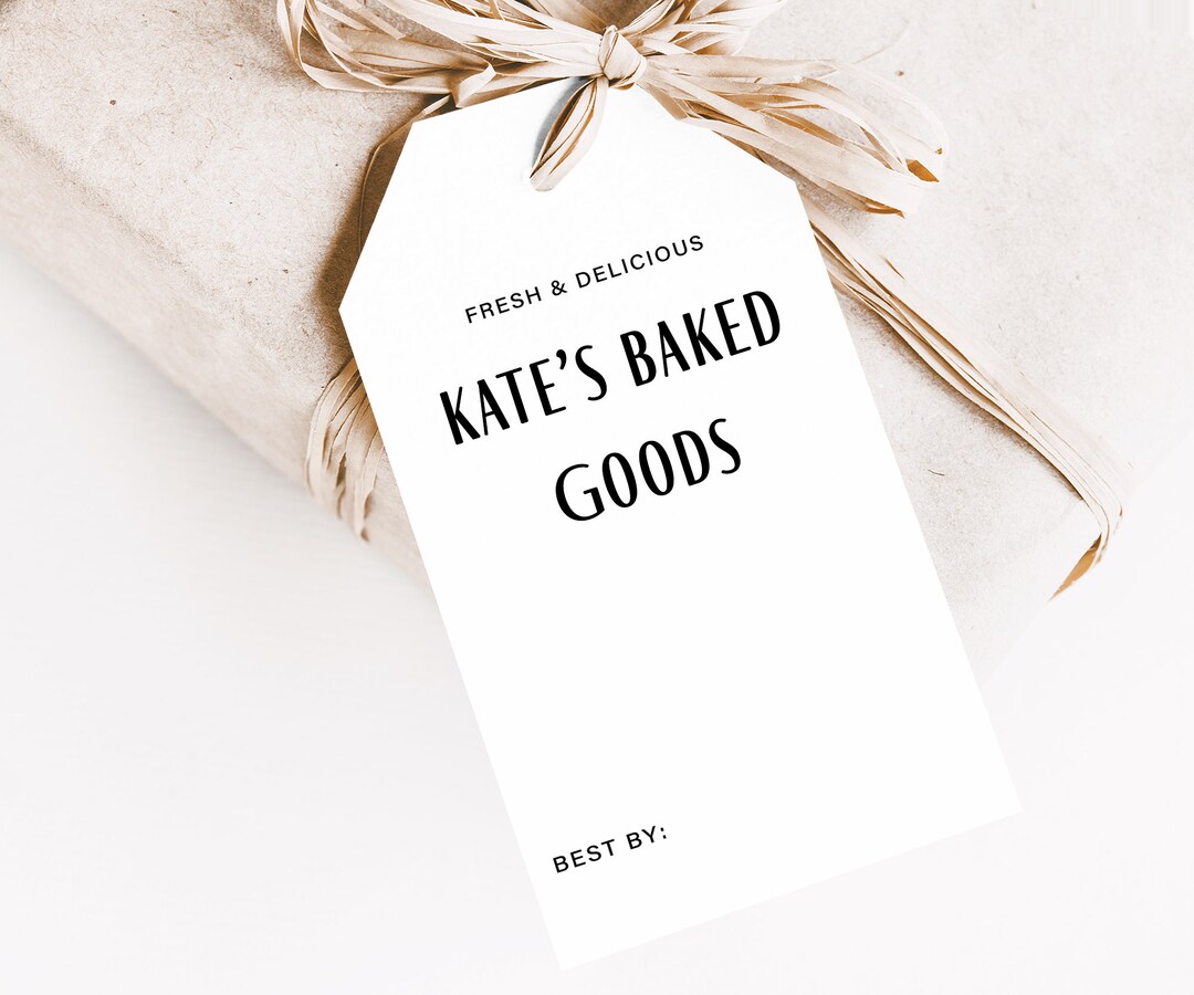 Small Business Thank You Tags - Sourdough Bread Tags - Baked Goods ...