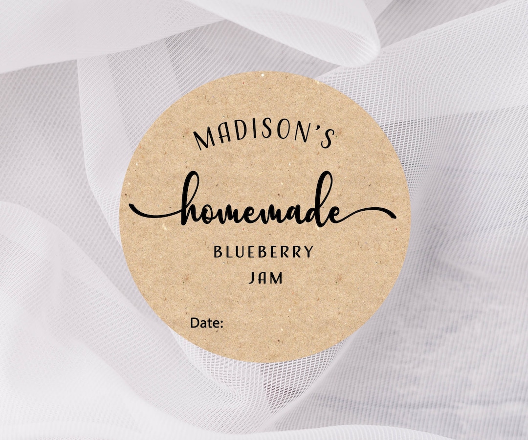 Canning Labels for Mason Jars, Small Business Stickers, Canning ...