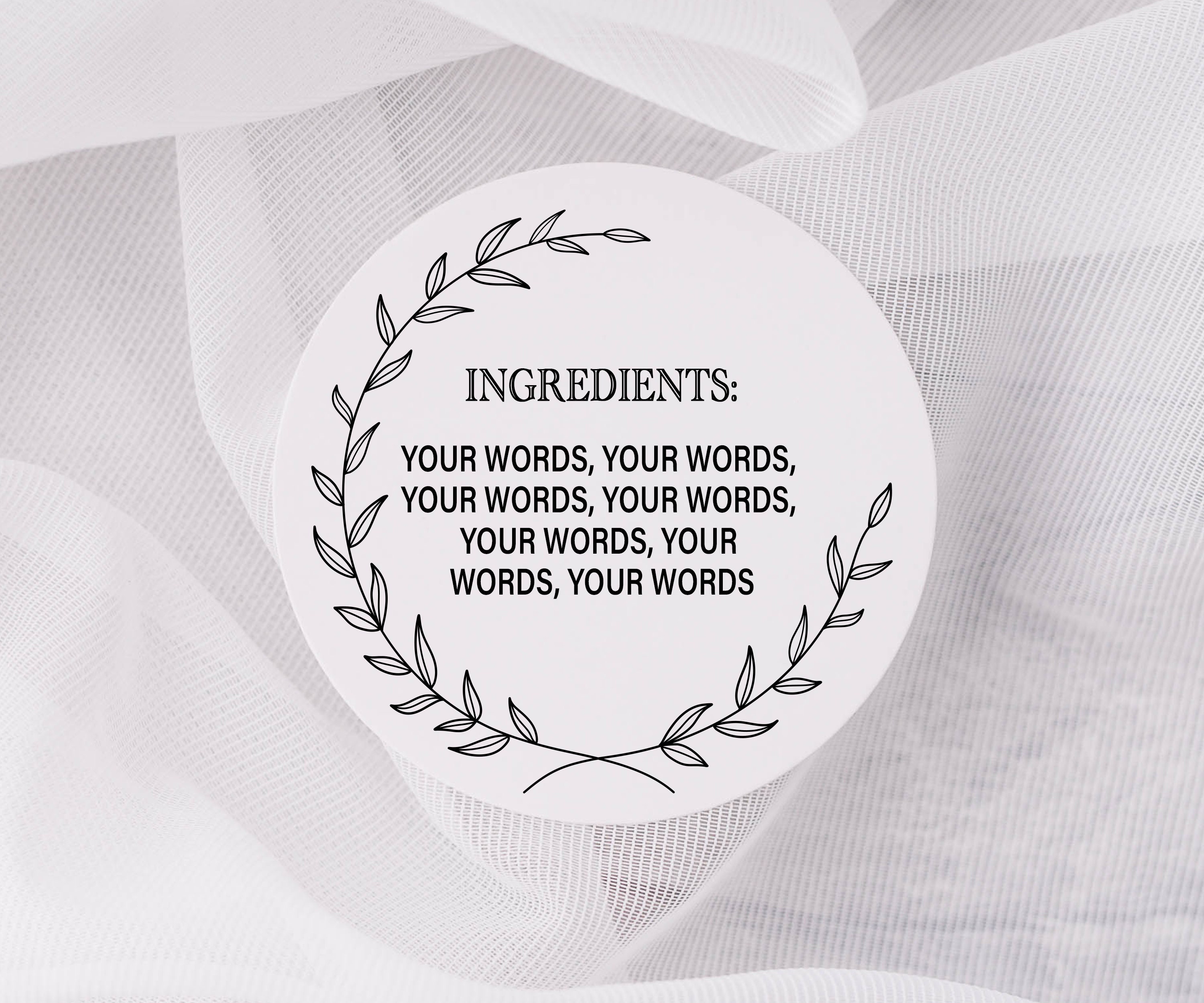 Ingredient Labels, Sourdough Bread Labels, Small Business Stickers ...