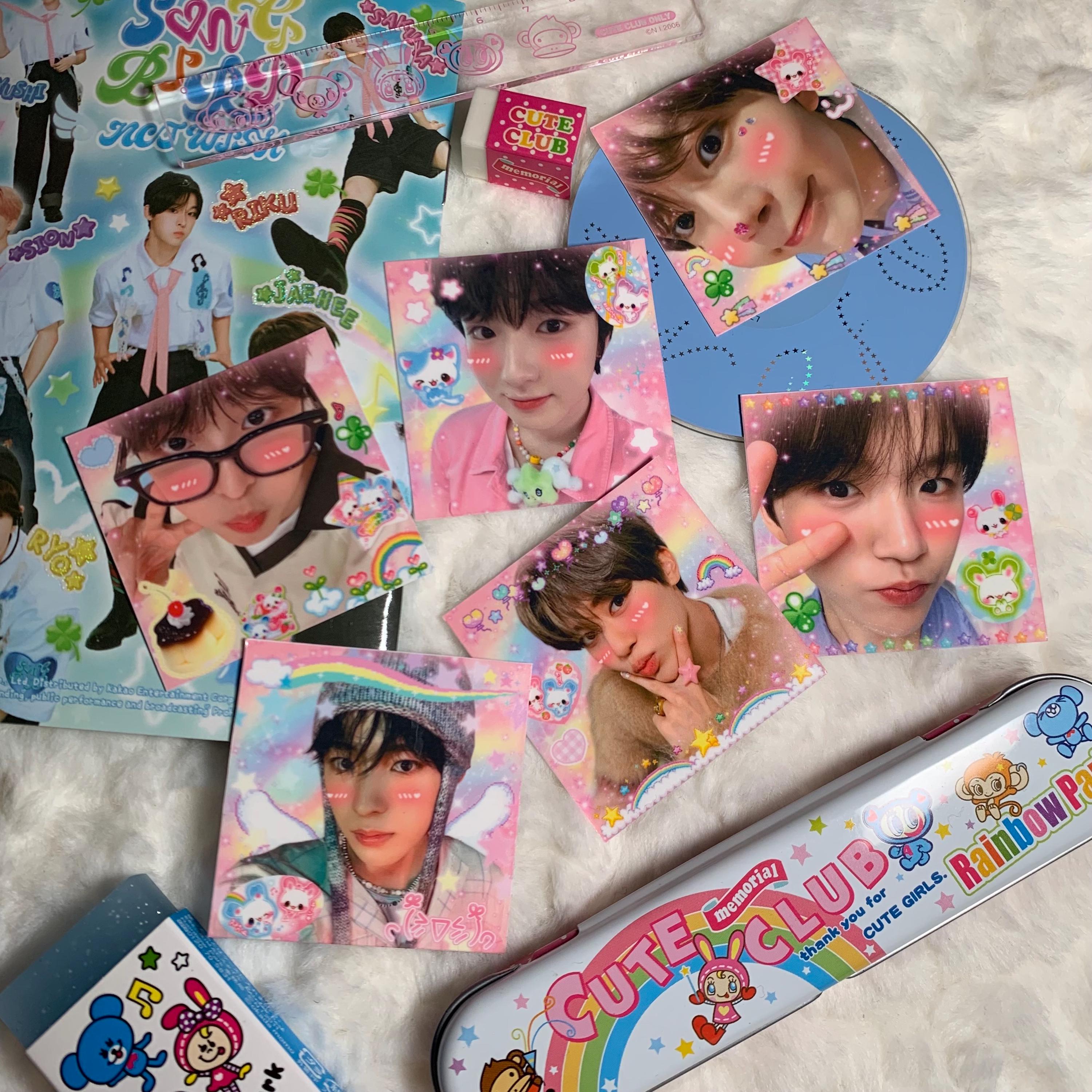 Nct Wish Purikura Deco Mail Stickers - Set of 10 - Etsy