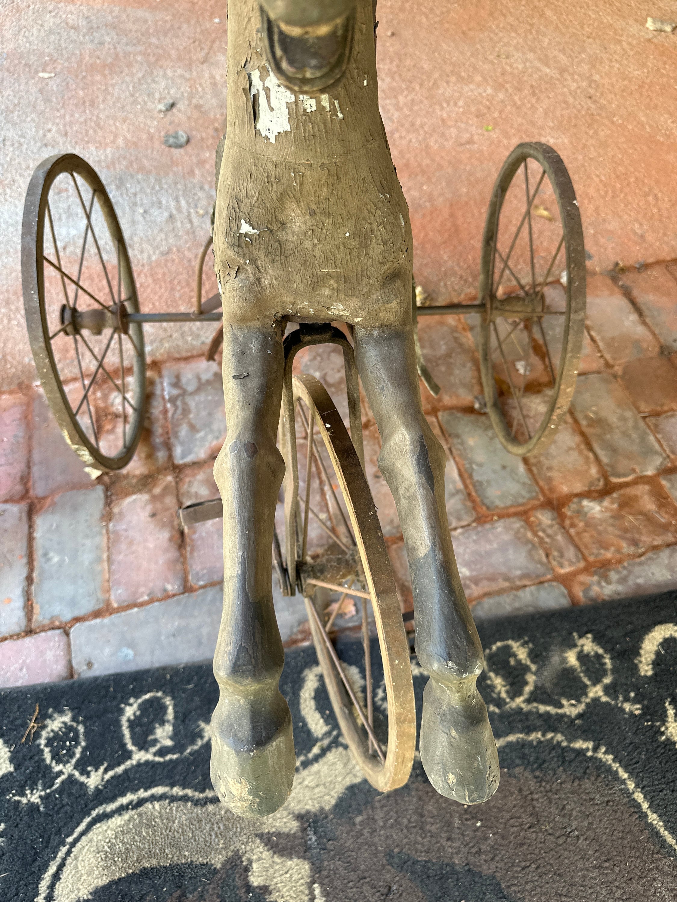 Antique Vintage Horse Tricycle - Etsy