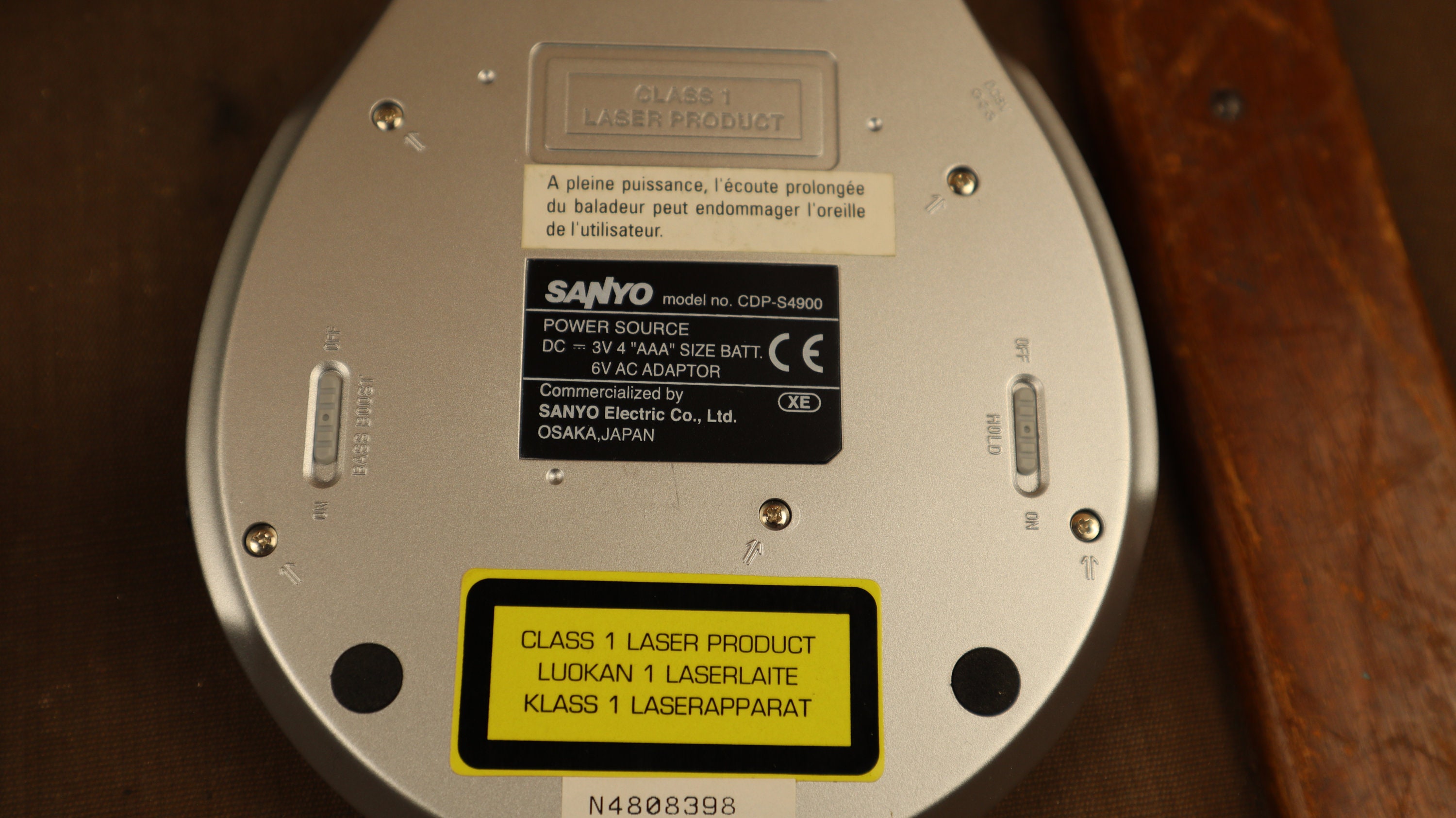 Sanyo CDP-S4900 Compact Disc Player, Made in Japan, Osaka - Etsy