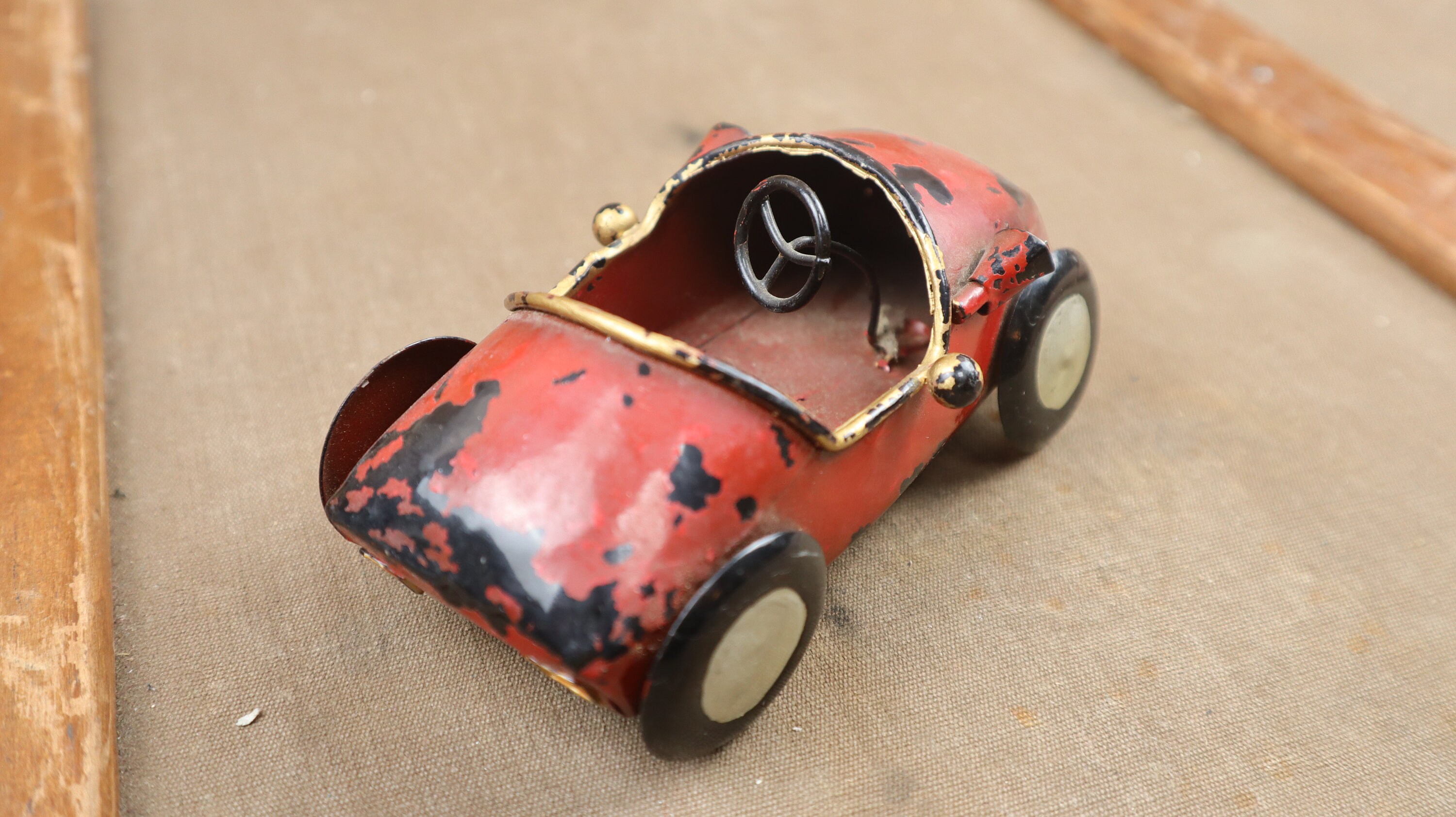 Children Toy, Red Metal Car, Handmade Red Suvenir Car - Etsy