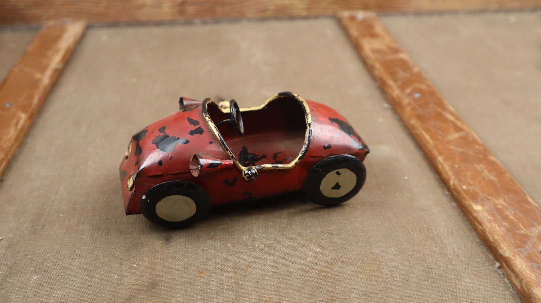 Children Toy, Red Metal Car, Handmade Red Suvenir Car - Etsy