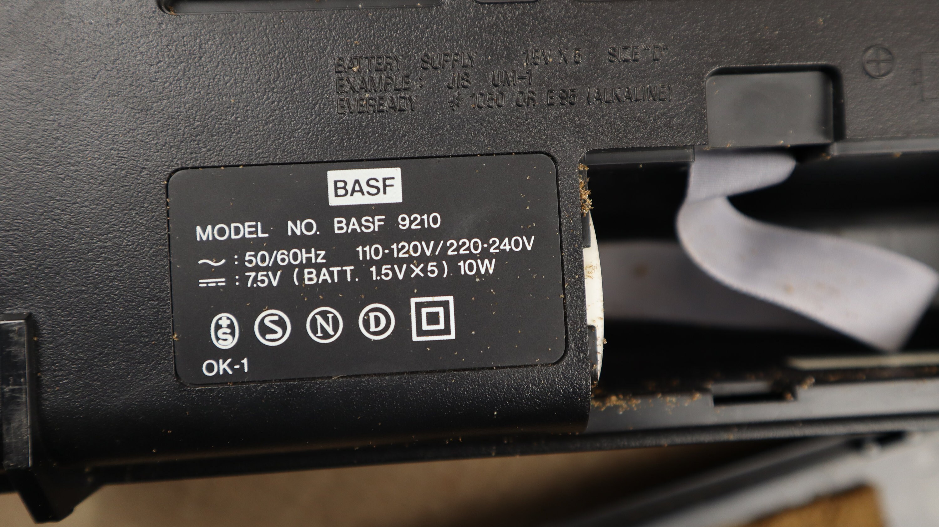 BASF 9210 Rare Vintage Portable Cassette Tape Recorder in Original Box ...