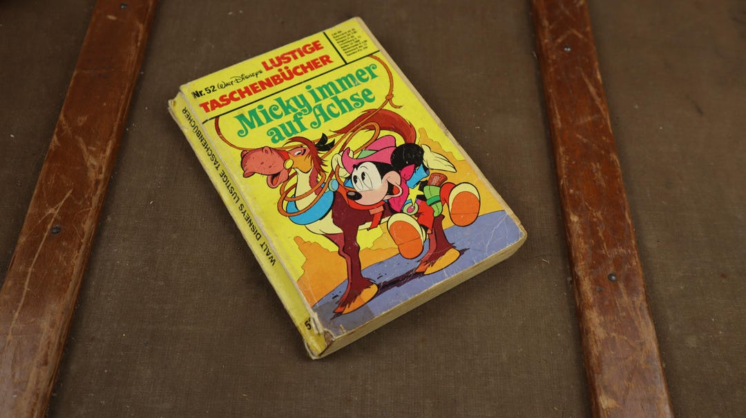 Walt Disney Comic - Mickey Mouse From 1978 Number 52 in German - Etsy