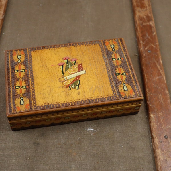 Painted Cigar Box - Etsy