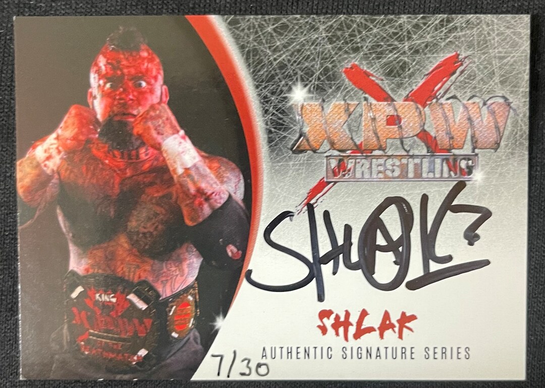 XPW Signature Card: Shlak - Etsy