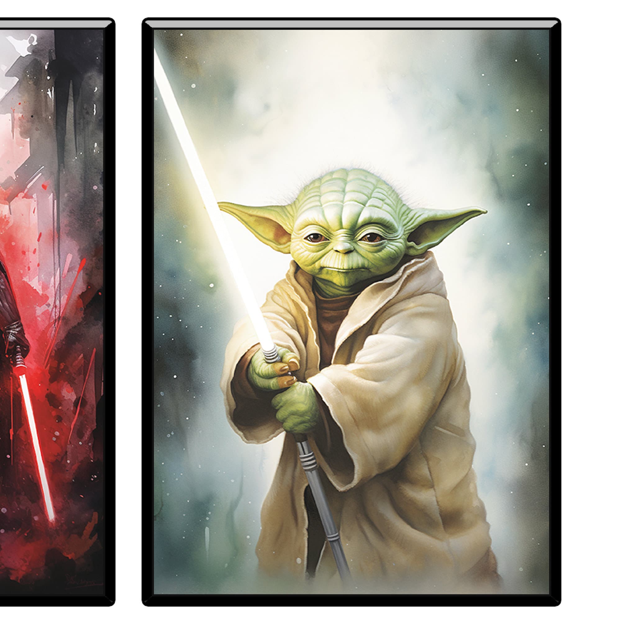 Star Wars Wall Art Set of 6, Star Wars Prints, Stars Wars Posters, A4 ...