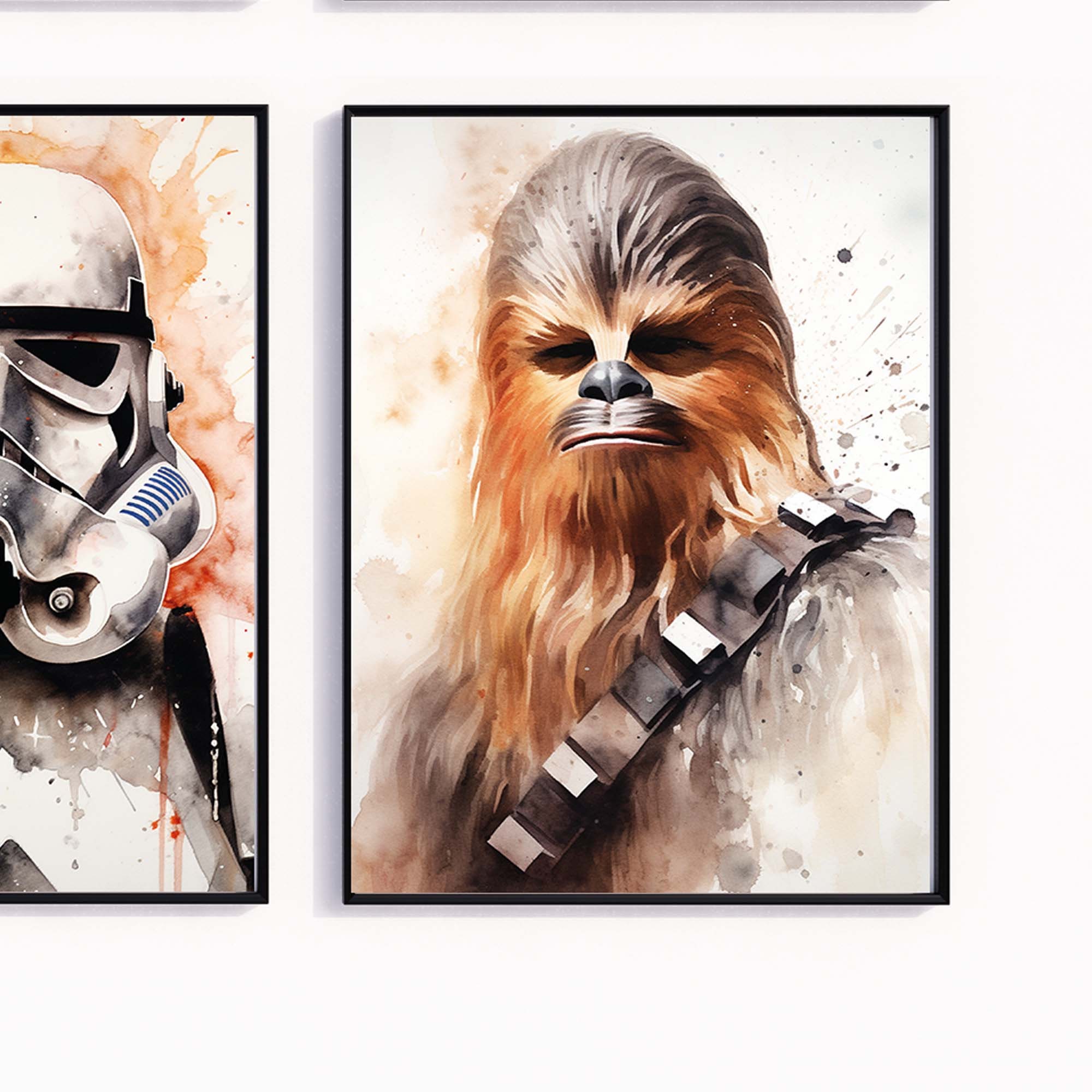 Star Wars Prints Set of 6 A4 Star Wars Wall Art Digital Download Star ...