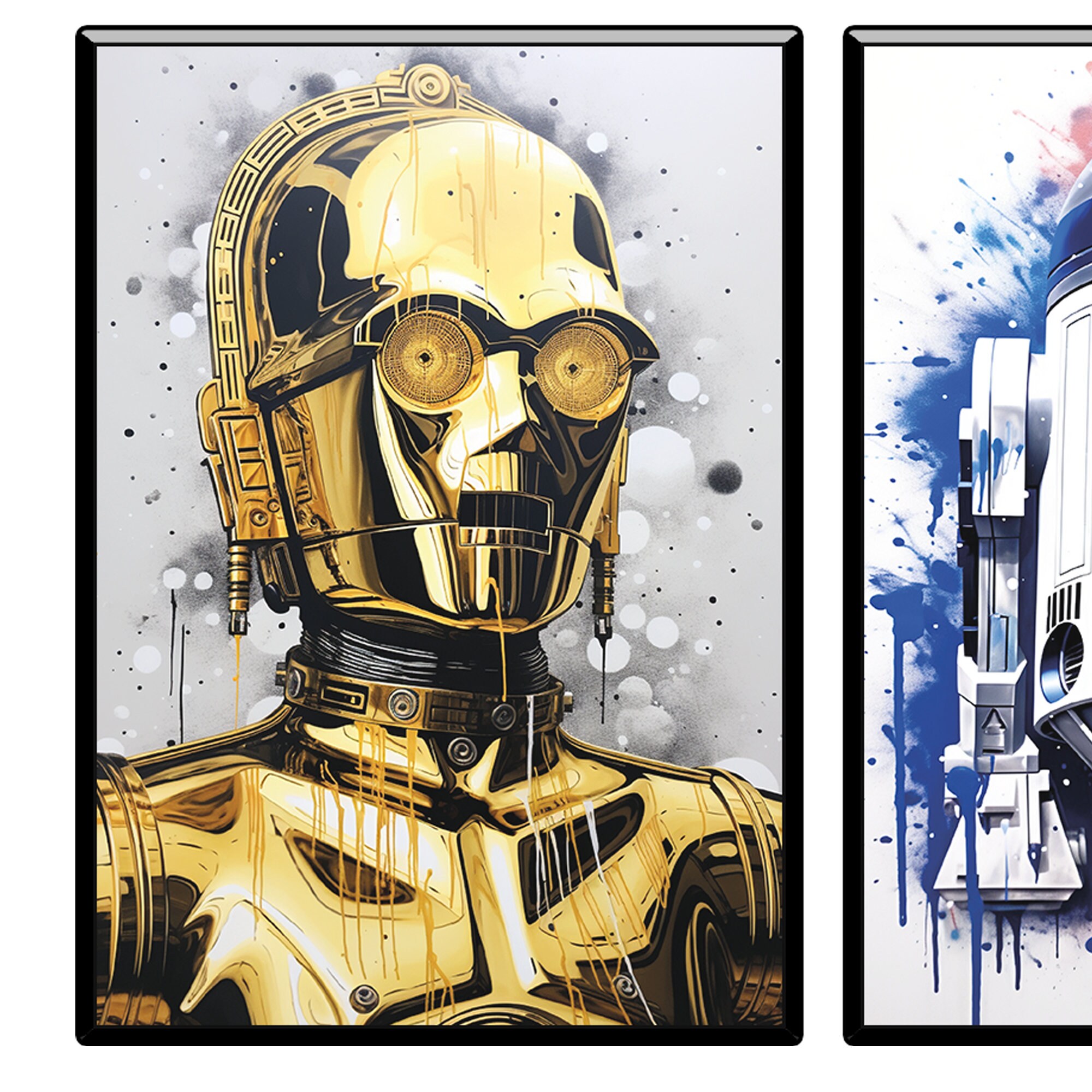 Star Wars Prints, Star Wars Wall Art Set of 6, Star Wars Prints, Stars ...