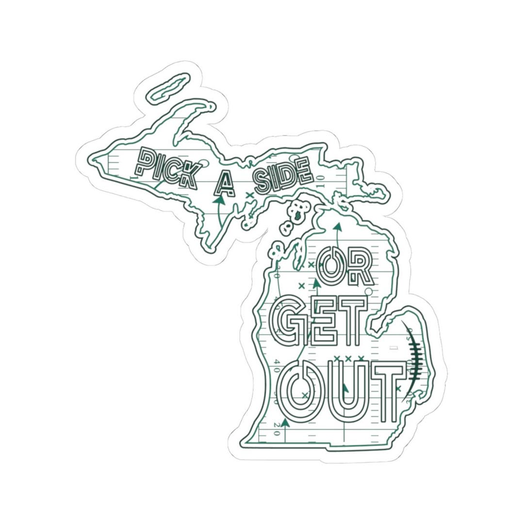 Michigan Kiss-cut Stickers - Fun Decal for Home or Office, Perfect Gift ...