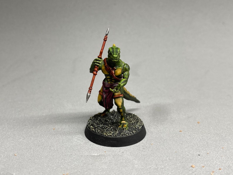 Lizardmen Set of 3 TTRPG Dnd Pathfinder Miniatures Painted - Etsy