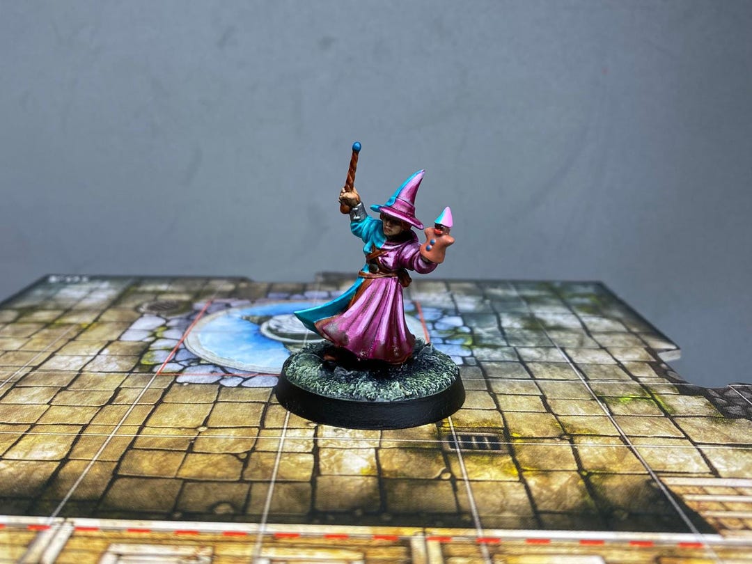 Gingerbread Wizard - TTRPG Dnd Pathfinder Painted Miniature - Etsy