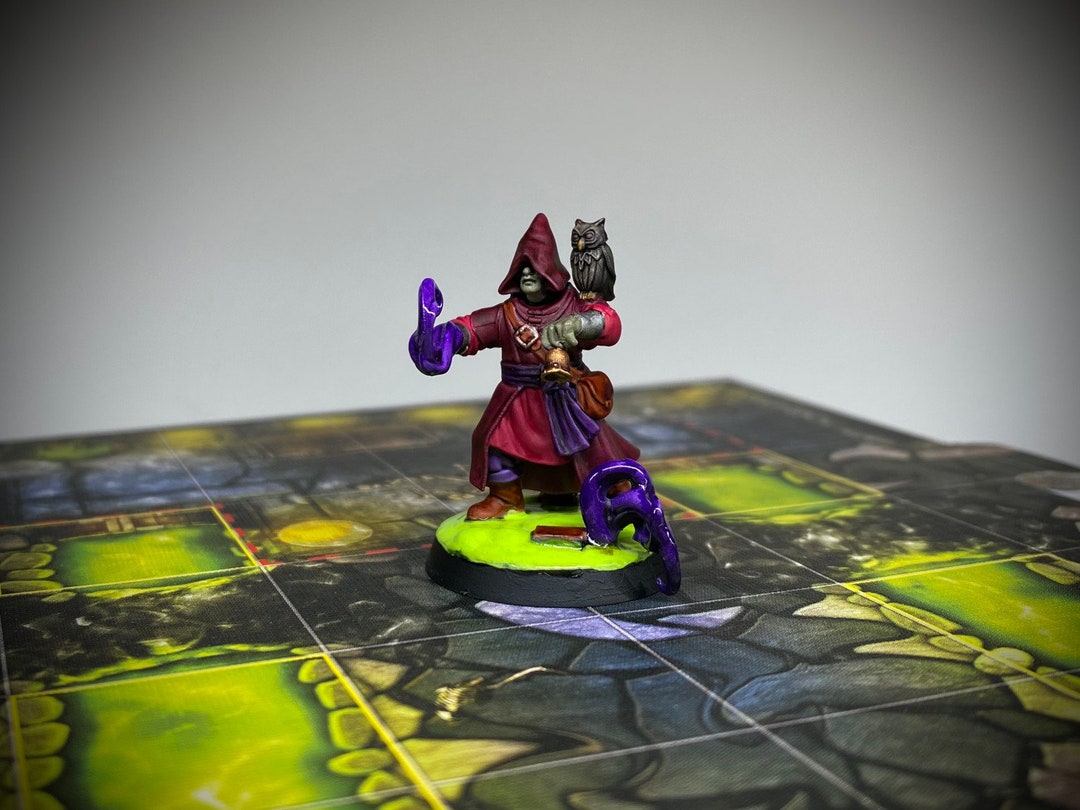 Wizard of the Void - TTRPG Dnd Pathfinder Painted Miniature - Etsy