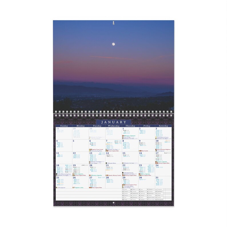 2026 Astrology Calendar | Aspects, Ingresses, Retrogrades, New Moons ...