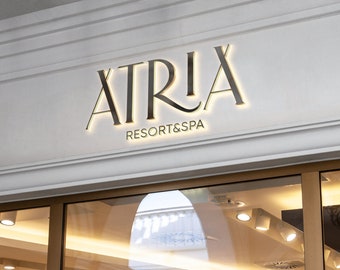 Laser Cut Sign Outdoor Business Sign Custom Backlit Sign Backlit ...