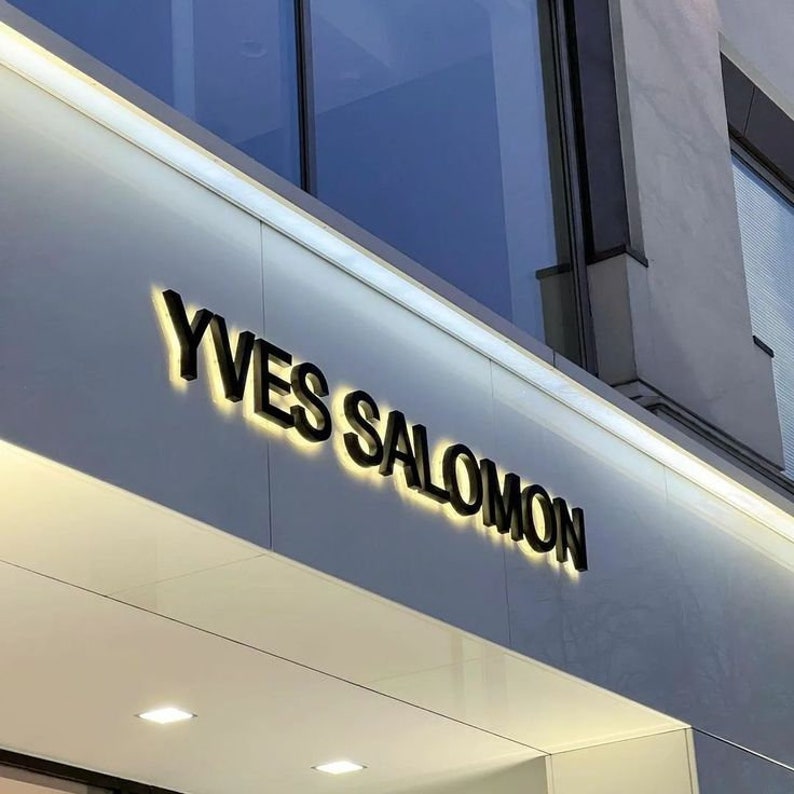 Laser Cut Sign Outdoor Business Sign Custom Backlit Sign Backlit ...