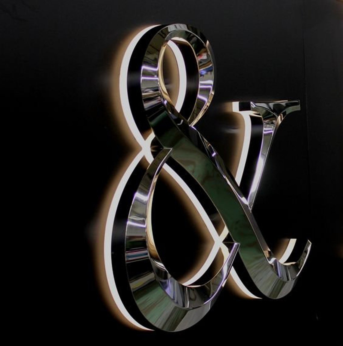 Laser Cut Sign Outdoor Business Sign Custom Backlit Sign Backlit ...